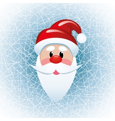 Template Santa Claus to insert a human face Vector Image