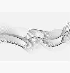 Abstract black wave design element Royalty Free Vector Image