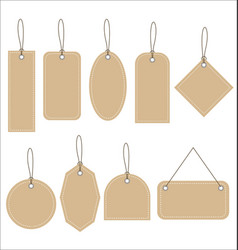 Price tag retro vintage collection 3 Royalty Free Vector