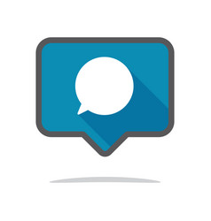 New chat message notification icon Royalty Free Vector Image