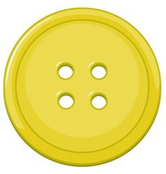 Large yellow isolated button Royalty Free Vector Image