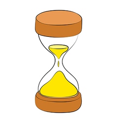 Sand watch Royalty Free Vector Image - VectorStock