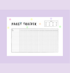 Daily planner printable template Royalty Free Vector Image