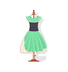 Seamstress isolated female character sewing Vector Image