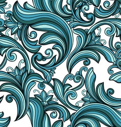 Vintage pattern seamless baroque style Royalty Free Vector