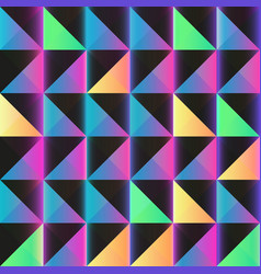 Neon circle seamless pattern Royalty Free Vector Image