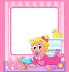 School theme frame 9 Royalty Free Vector Image