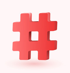 Modern 3d email icon post spam or letter concept Vector Image
