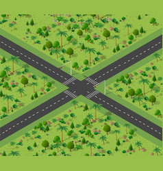 City park Royalty Free Vector Image - VectorStock