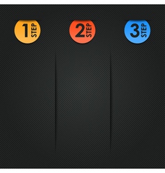 Steps labels Royalty Free Vector Image - VectorStock