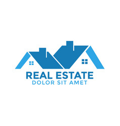 Real estate house graphic design template Vector Image