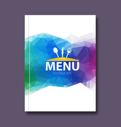 Food and drink menu design background Royalty Free Vector