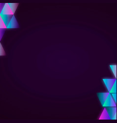 Versus screen design in neon style neon banner Vector Image
