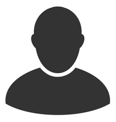 Customer flat icon Royalty Free Vector Image - VectorStock