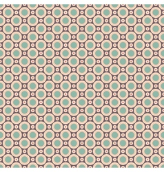 Floral seamless pattern with dots tiling Vector Image