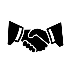 Homie soul or hand clasp handshake icon Royalty Free Vector