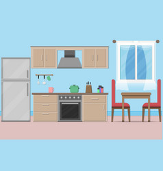 Kitchen unit Royalty Free Vector Image - VectorStock