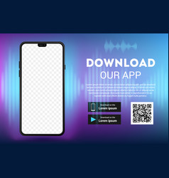 Qr code verification app website template Vector Image