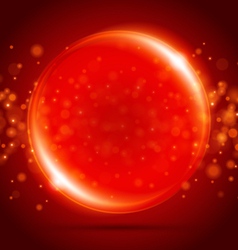 Red glass ball Royalty Free Vector Image - VectorStock