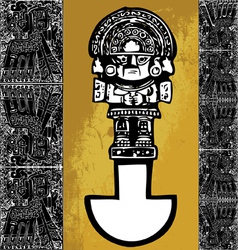 Tumi Inca iconography Royalty Free Vector Image