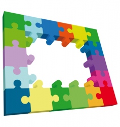 Human body jigsaw puzzle Royalty Free Vector Image