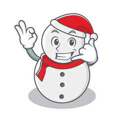 Call me snowflake character cartoon style Vector Image