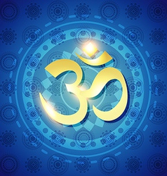 Hindu om text Royalty Free Vector Image - VectorStock