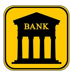 Bank button Royalty Free Vector Image - VectorStock