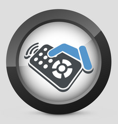 Remote home icon Royalty Free Vector Image - VectorStock