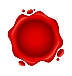 Red seal Royalty Free Vector Image - VectorStock