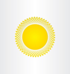 Solar logo Royalty Free Vector Image - VectorStock
