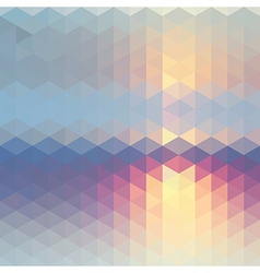 Retro triangle pattern Royalty Free Vector Image