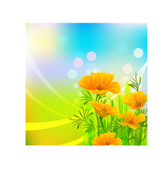 Spring background Royalty Free Vector Image - VectorStock