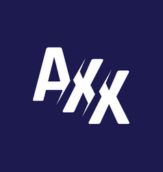 Monogram letters initial logo design bmp Vector Image