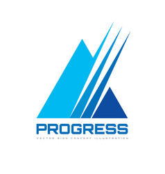 Development abstract shapes - logo design Vector Image