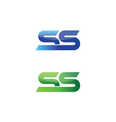 Double s logo Royalty Free Vector Image - VectorStock