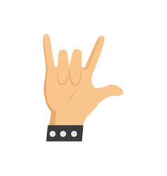 Sign language number 9 Royalty Free Vector Image