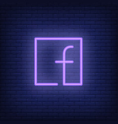 Pc neon label Royalty Free Vector Image - VectorStock