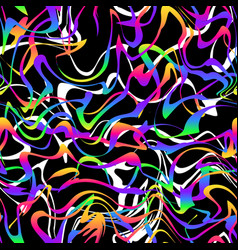 Rainbow geometric seamless pattern Royalty Free Vector Image