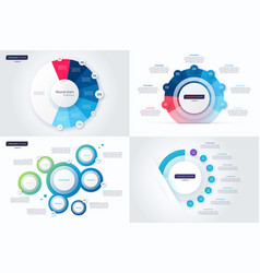 7 options infographic template Royalty Free Vector Image