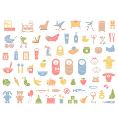 Baicons set Royalty Free Vector Image - VectorStock