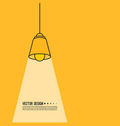 Modern ceiling lamps pendant electric lights Vector Image