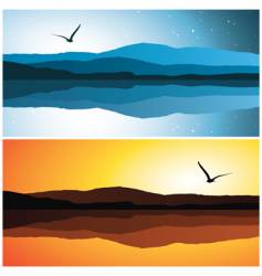 Sea landscape Royalty Free Vector Image - VectorStock