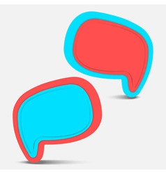 Comic speech chat bubble pop art style me Vector Image