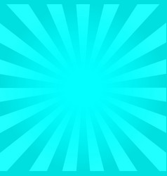Bright cyan rays background Royalty Free Vector Image