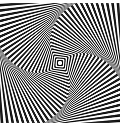 Abstract op art design Royalty Free Vector Image