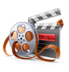 Movie elements Royalty Free Vector Image - VectorStock