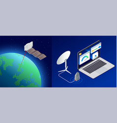 Internet globe speed composition Royalty Free Vector Image