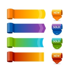 Colorful text box templates Royalty Free Vector Image