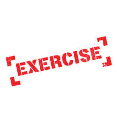 Workout rubber stamp Royalty Free Vector Image
